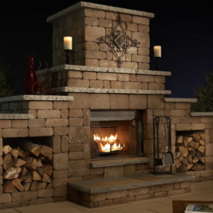 Easy Outdoor Fireplace Design Plans | CAD Pro