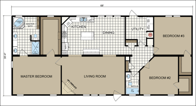 Manufactured Home Floor Plans | CAD Pro